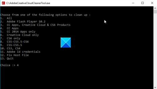 Adobe Creative Cloud Installer failed to initialize error in Windows