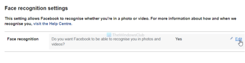 How To Enable Or Disable Facebook Face Recognition
