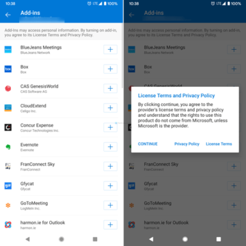 How to install add-ins in Outlook for Android and iOS