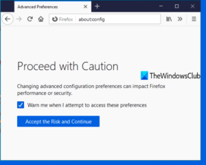 Enable or Disable Tab Sleep feature in Firefox browser