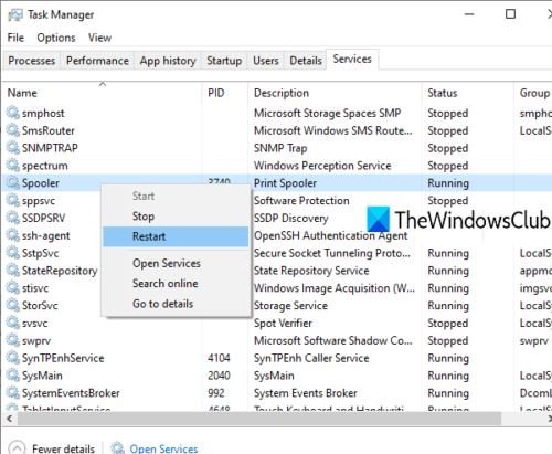 How to repair Print Spooler in Windows 11