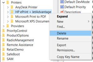 How to completely remove a Printer in Windows 11