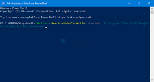 Delete or Create a Scheduled Task with PowerShell in Windows 11