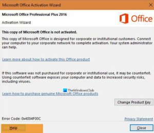 Fix 0x4004F00C Microsoft Office Activation Error the easy way