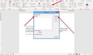 How to create, insert and move a Bookmark in Word