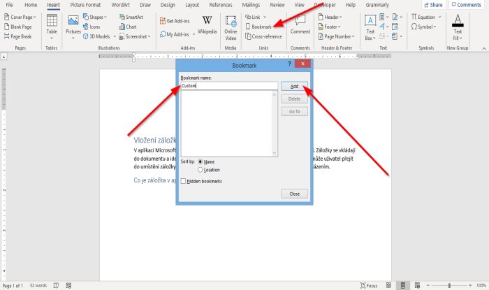 How To Create Insert And Move A Bookmark In Word How To Create Insert And Move A Bookmark In Word