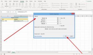 How to use Substitute and Replace Functions in Excel