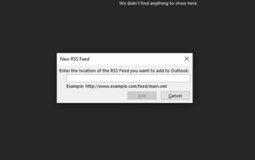 How to use Outlook as an RSS Feed Reader