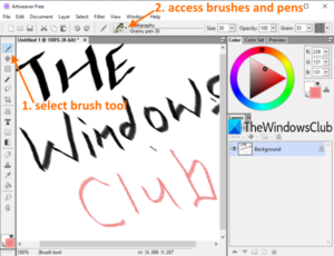 Best free Calligraphy software for Windows 11/10
