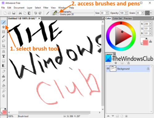 Best free Calligraphy software for Windows 11/10