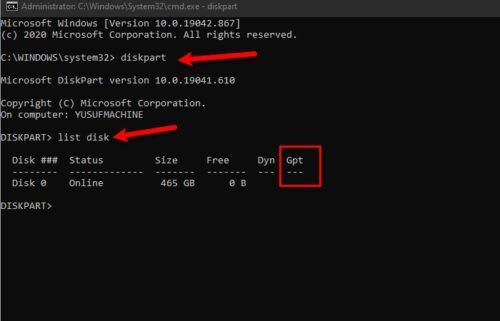 How to check if a Disk uses GPT or MBR Partition in Windows 11