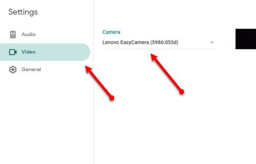 Google Meet camera failed or not working in Windows 11 PC