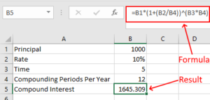 How to Calculate Compound Interest in Excel