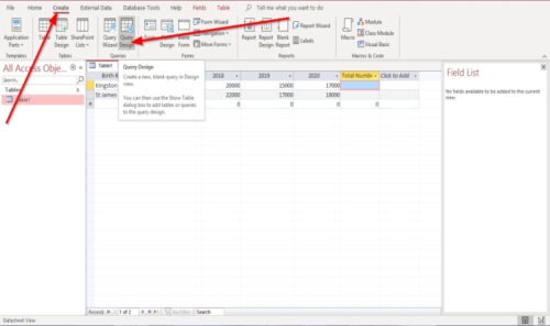 How to create Calculated Fields in Access