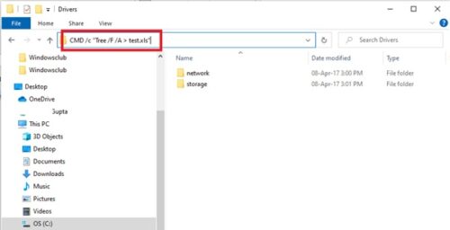 How to create a Folder Tree in Windows 11?