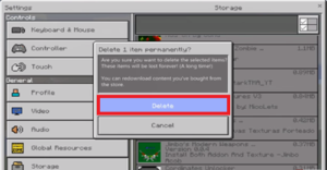 How to delete Resource Packs in Minecraft Bedrock