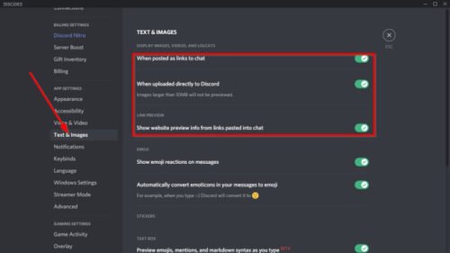 How to disable Auto-embed Link preview in Discord