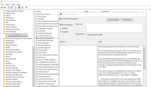 MMC.exe app has been blocked for your protection in Windows 11