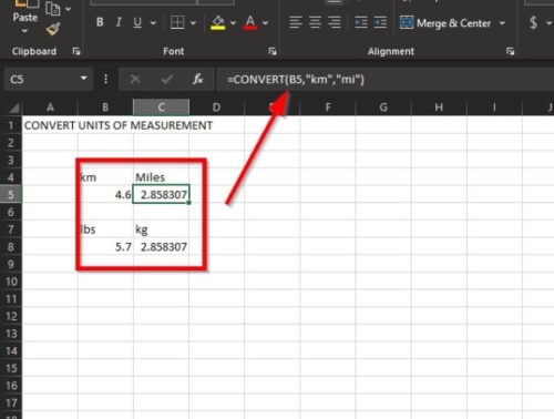 How to use Measurement Converter in Office apps