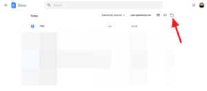 How to create a folder in Google Docs and access it