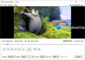 Best free Video to GIF maker software for Windows PC