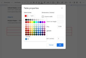 How to add and edit Tables in Google Docs the easy way