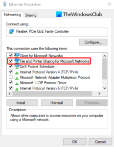 How to Turn On or Off File and Printer Sharing in Windows 11