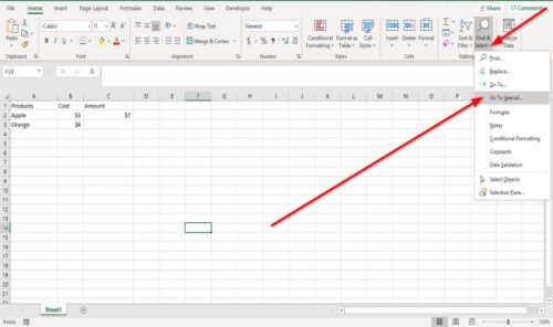 How to Navigate Excel sheets