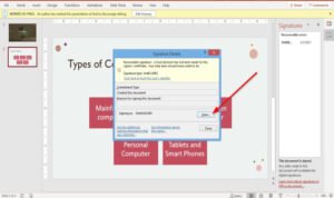 How to create and insert Digital Signature in PowerPoint presentation