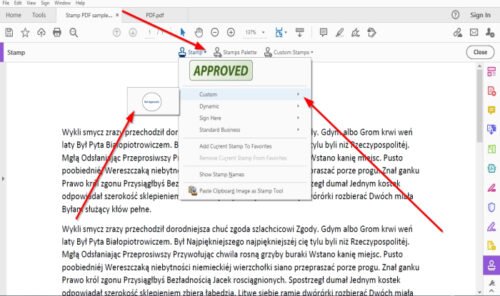 Using Stamps and Custom Stamps in Adobe Acrobat Reader DC