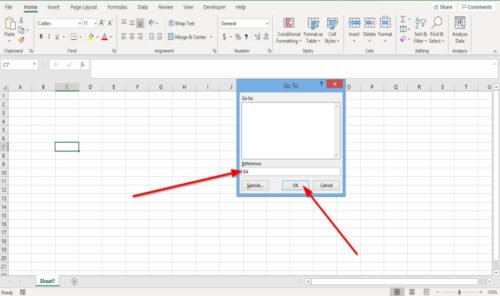 How to Navigate Excel sheets