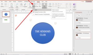 How to add, change, show, hide, or delete PowerPoint comments