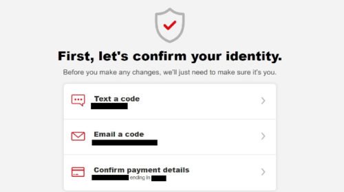 Recover forgotten Netflix account password using Phone number