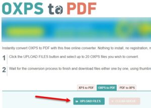 How to convert OXPS File to PDF