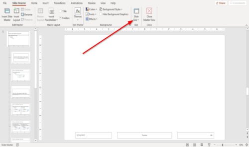 How to change Slide size and orientation in PowerPoint