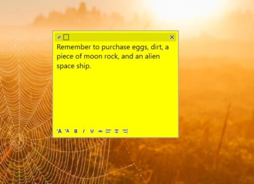 Create simple notes with PeperNote for Windows PC