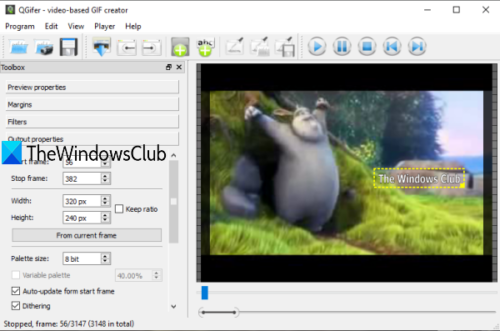Best free Video to GIF maker software for Windows PC