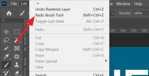 How to Undo and Redo changes in Photoshop