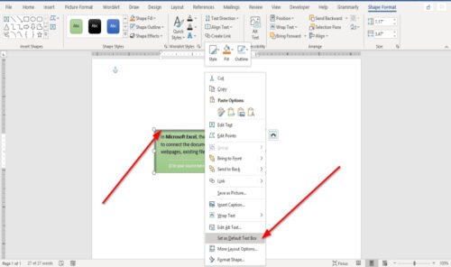 Insert, Copy, Remove, Apply and Manipulate Text Boxes in Word