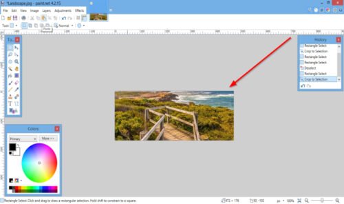 How to Crop and Rotate a Picture in Paint.NET
