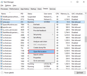 What is SMSS.exe Process in Windows? Displays High CPU usage