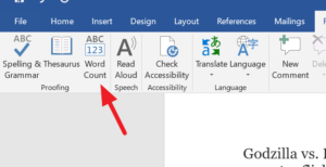 How to check word count in Word and PowerPoint