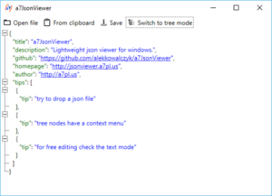 How to open JSON file in readable format