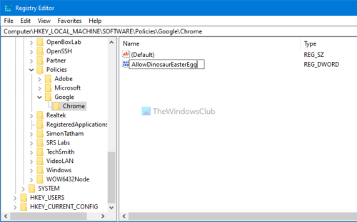 How to disable Dinosaur game in Chrome when device is offline