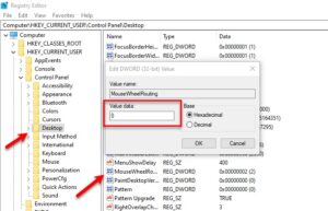 How to disable Inactive Scrolling in Windows 11
