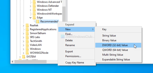 Enable or disable AutoFill for Addresses and Credit Cards in Edge