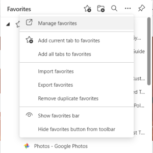 How to organize Favorites in Microsoft Edge on Windows 11