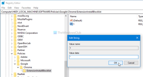 How to prevent users from installing Extensions in Google Chrome
