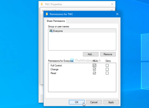 You must have Read permissions to view the properties of this object