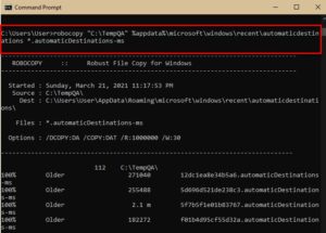 How to Backup and Restore Quick Access Folders in Windows 11